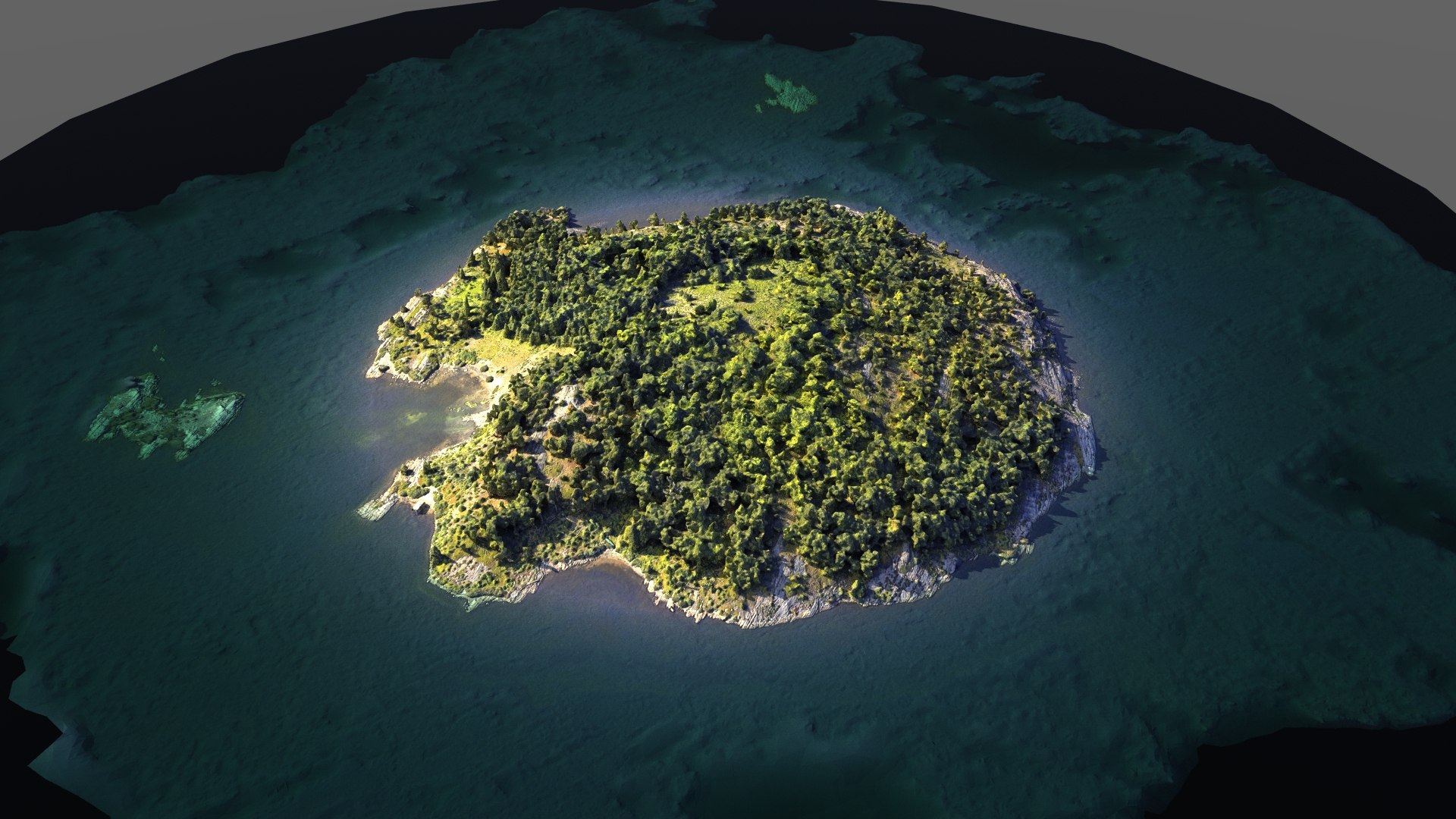 3D Island Model - TurboSquid 2360952