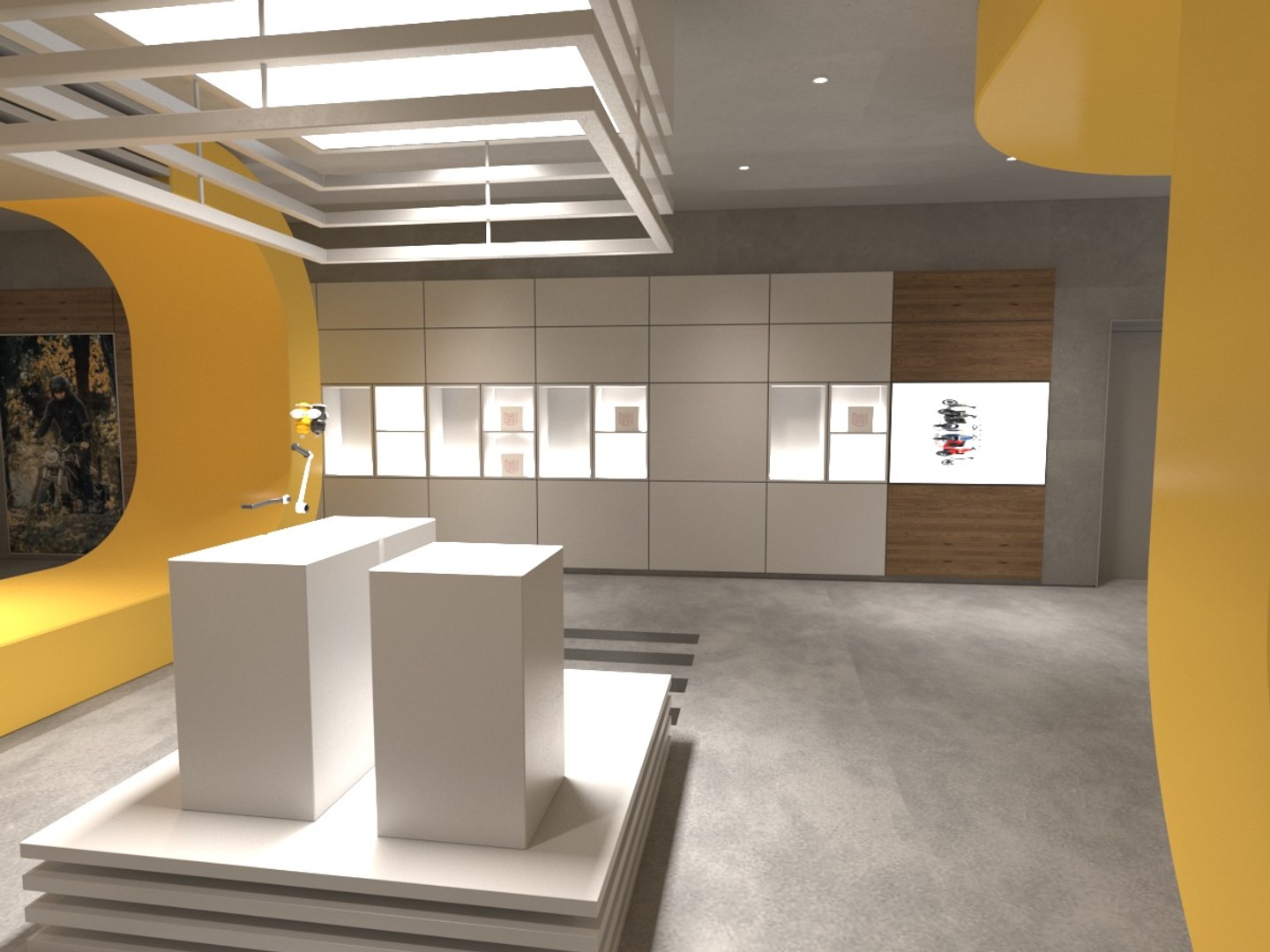 3D Exhibition Hall Model - TurboSquid 2049604