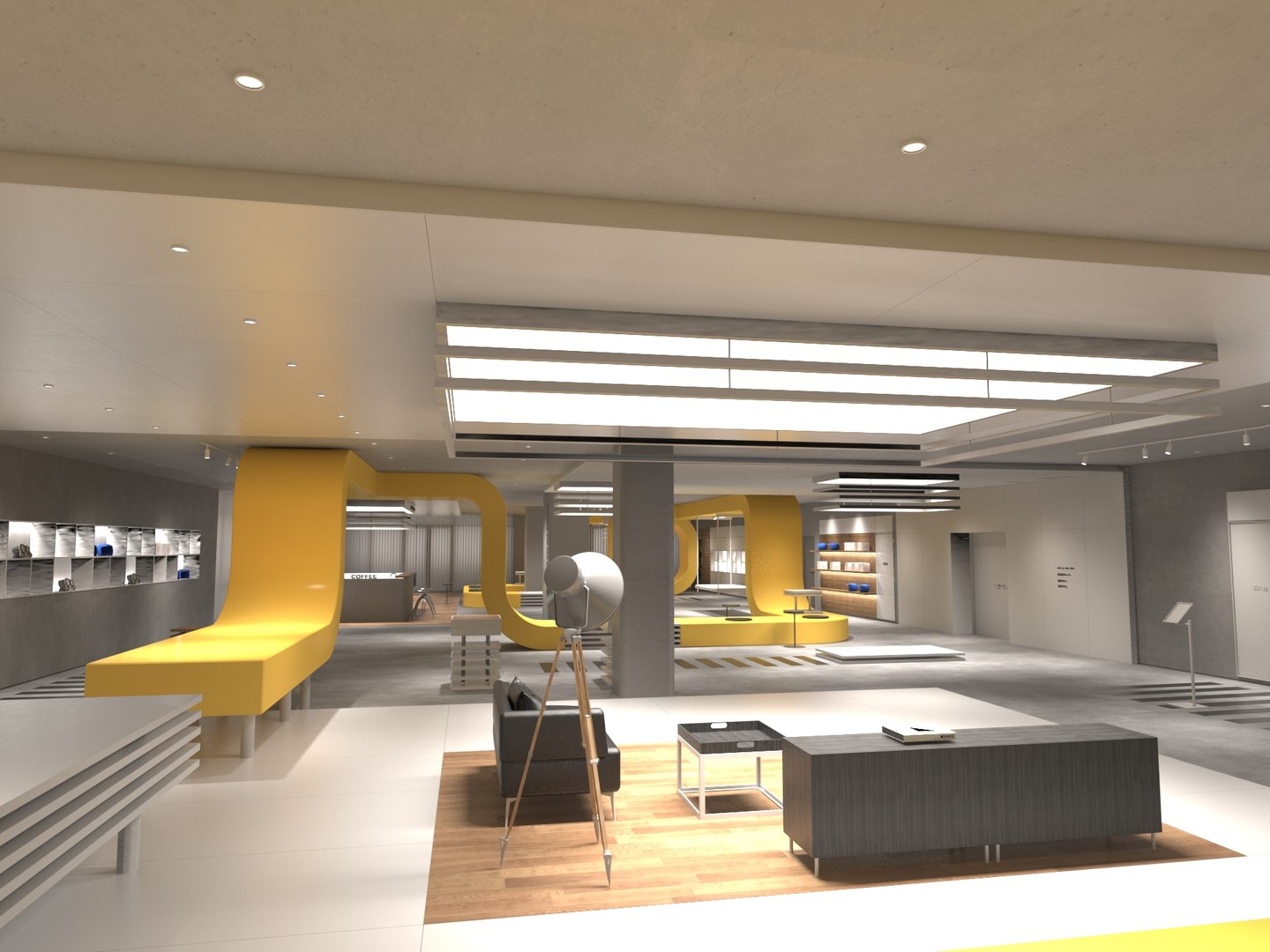 3D Exhibition Hall Model - TurboSquid 2049604