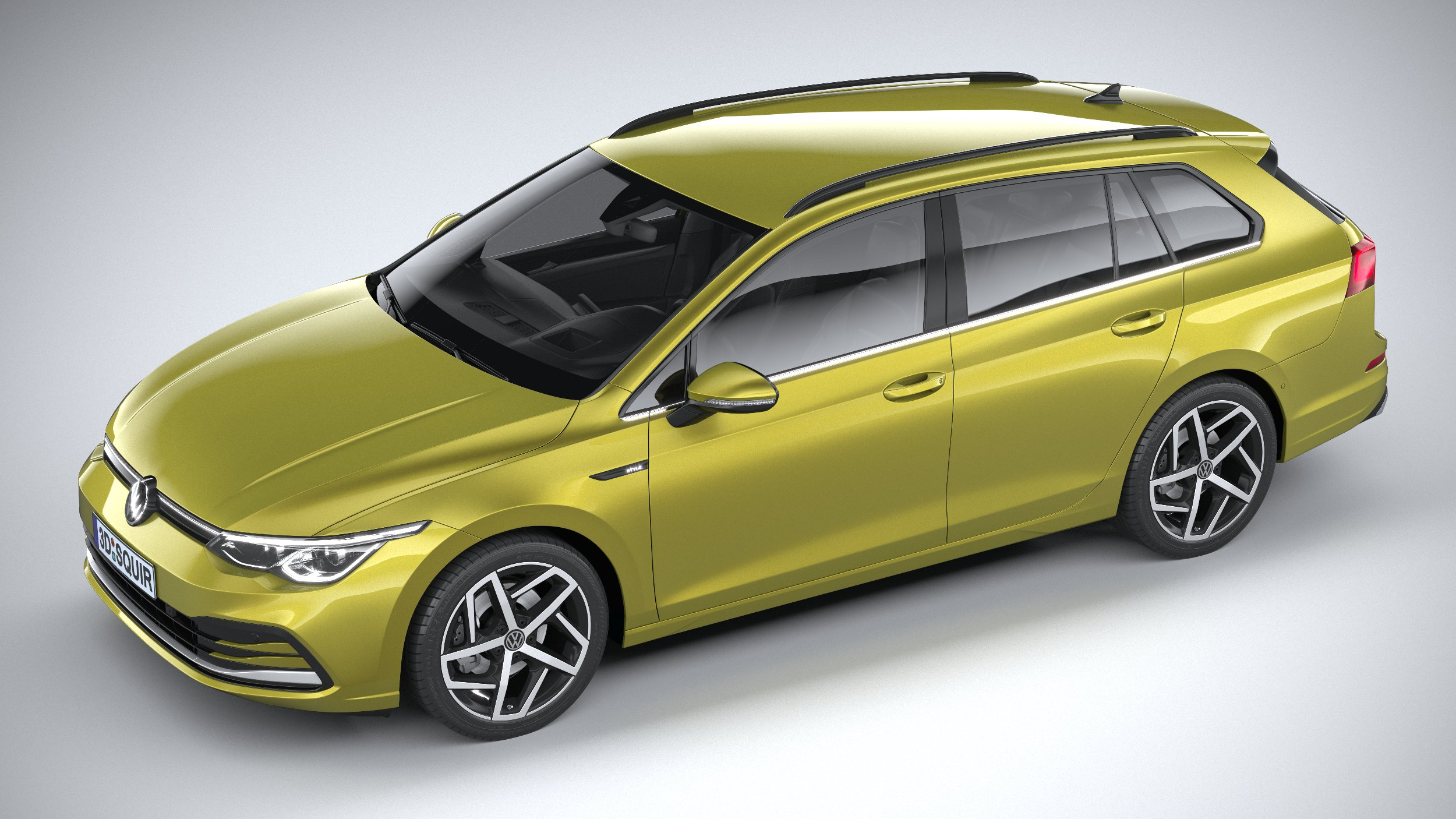 Volkswagen golf variant 3D model - TurboSquid 1623984