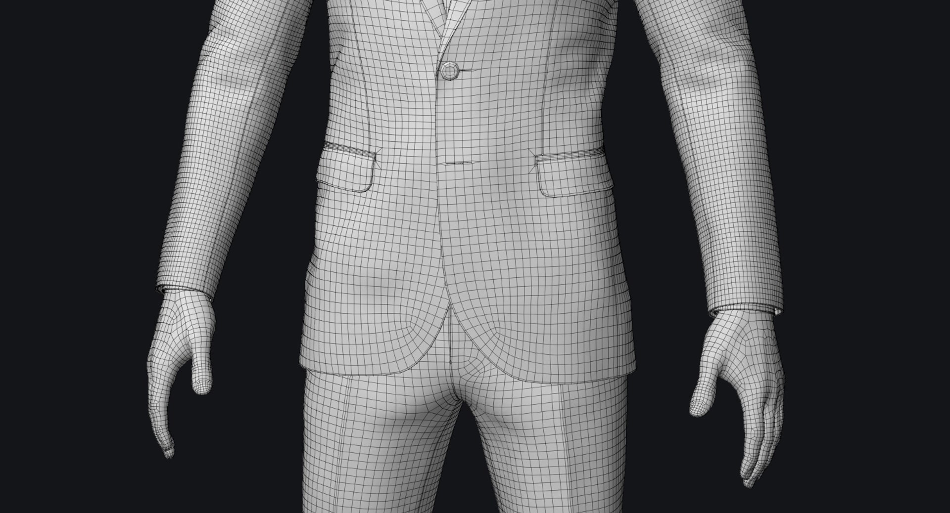 3d animation character suit