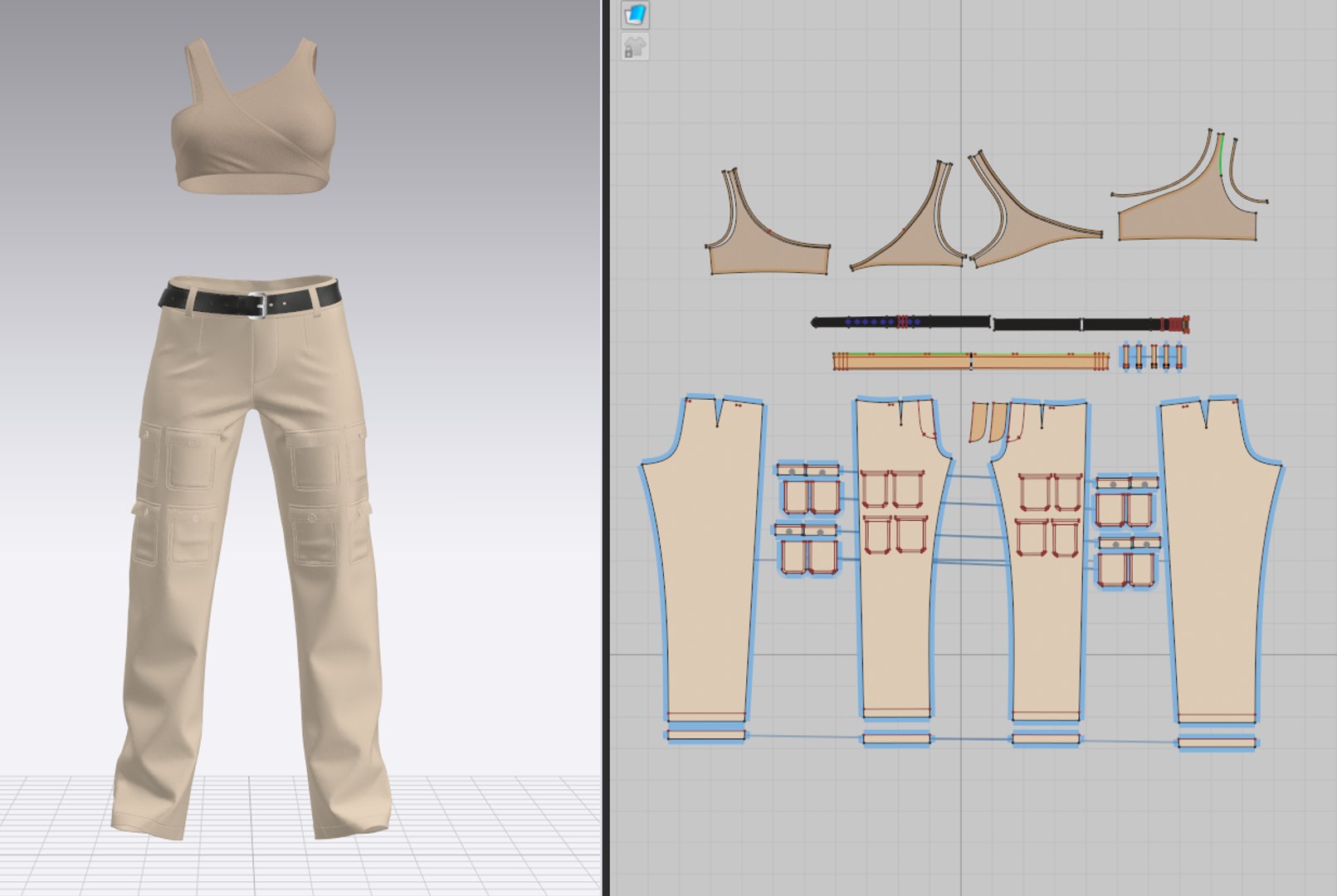 Women Outfit 3D Model 3D - TurboSquid 2252554