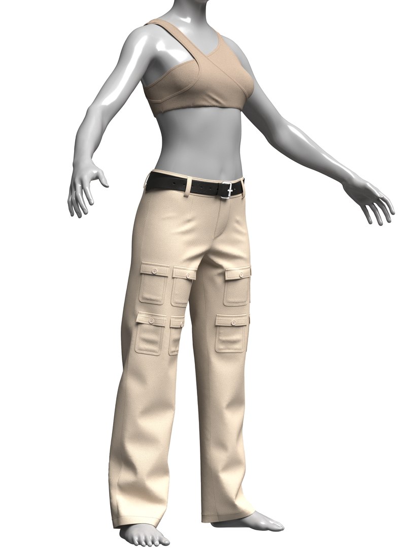 Women Outfit 3D Model 3D - TurboSquid 2252554