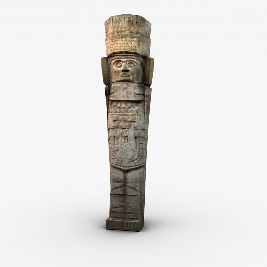 Aztec Statues 3d Max