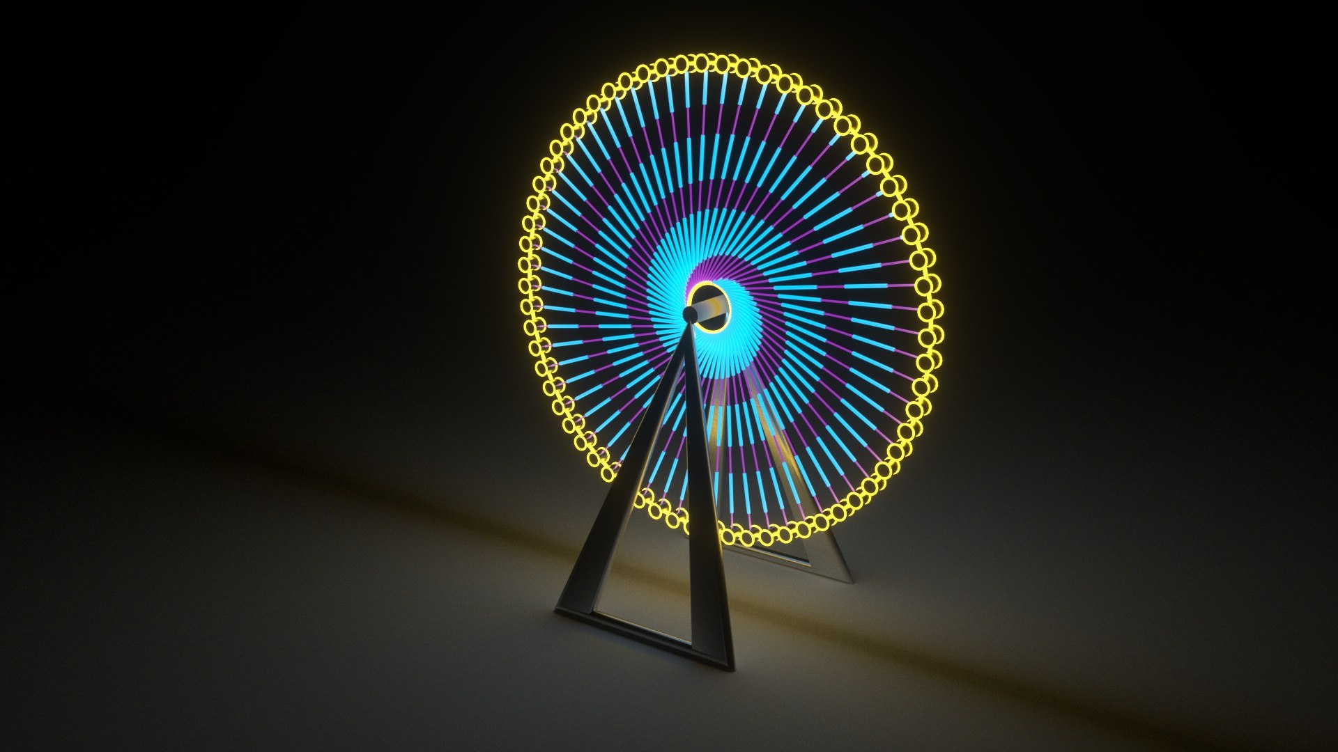 3D Fairess Wheel - TurboSquid 1872679