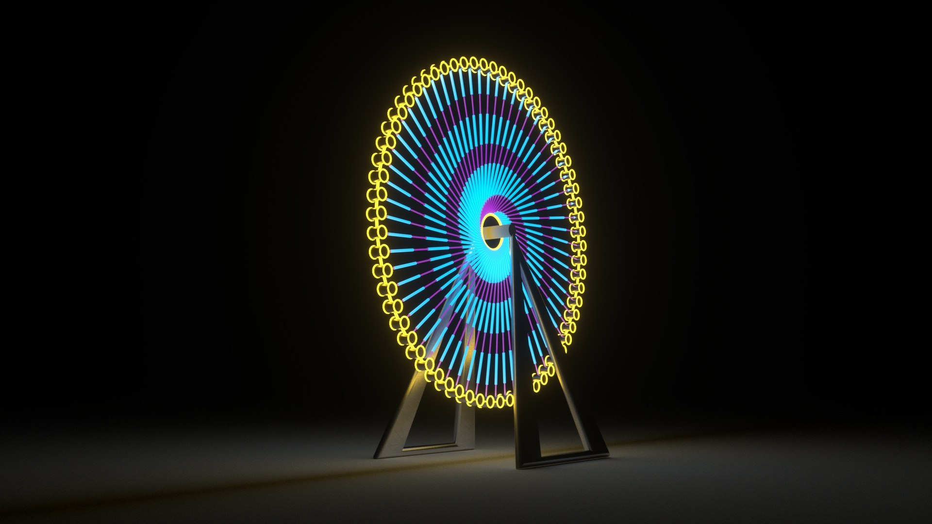 3D Fairess Wheel - TurboSquid 1872679