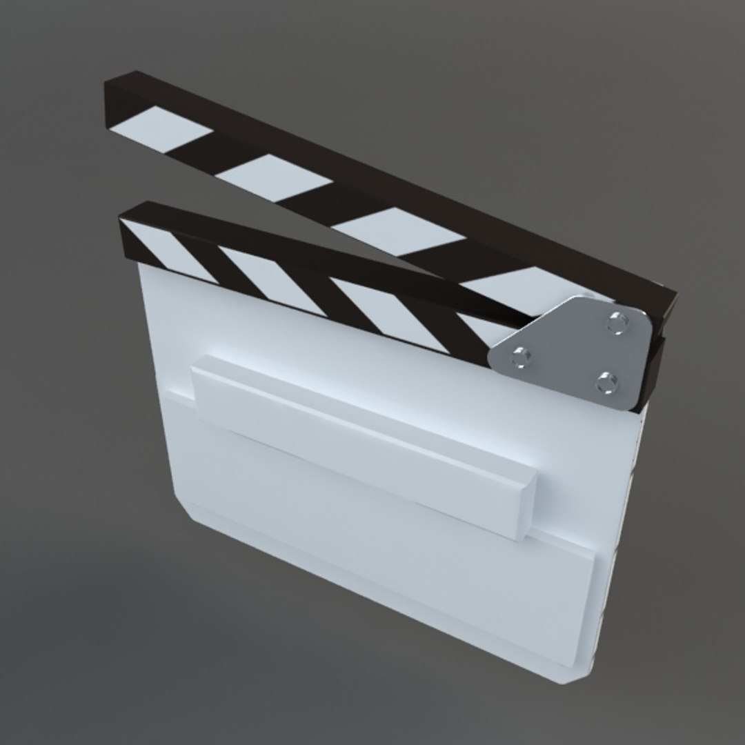 Digital Clapboard 3d Model