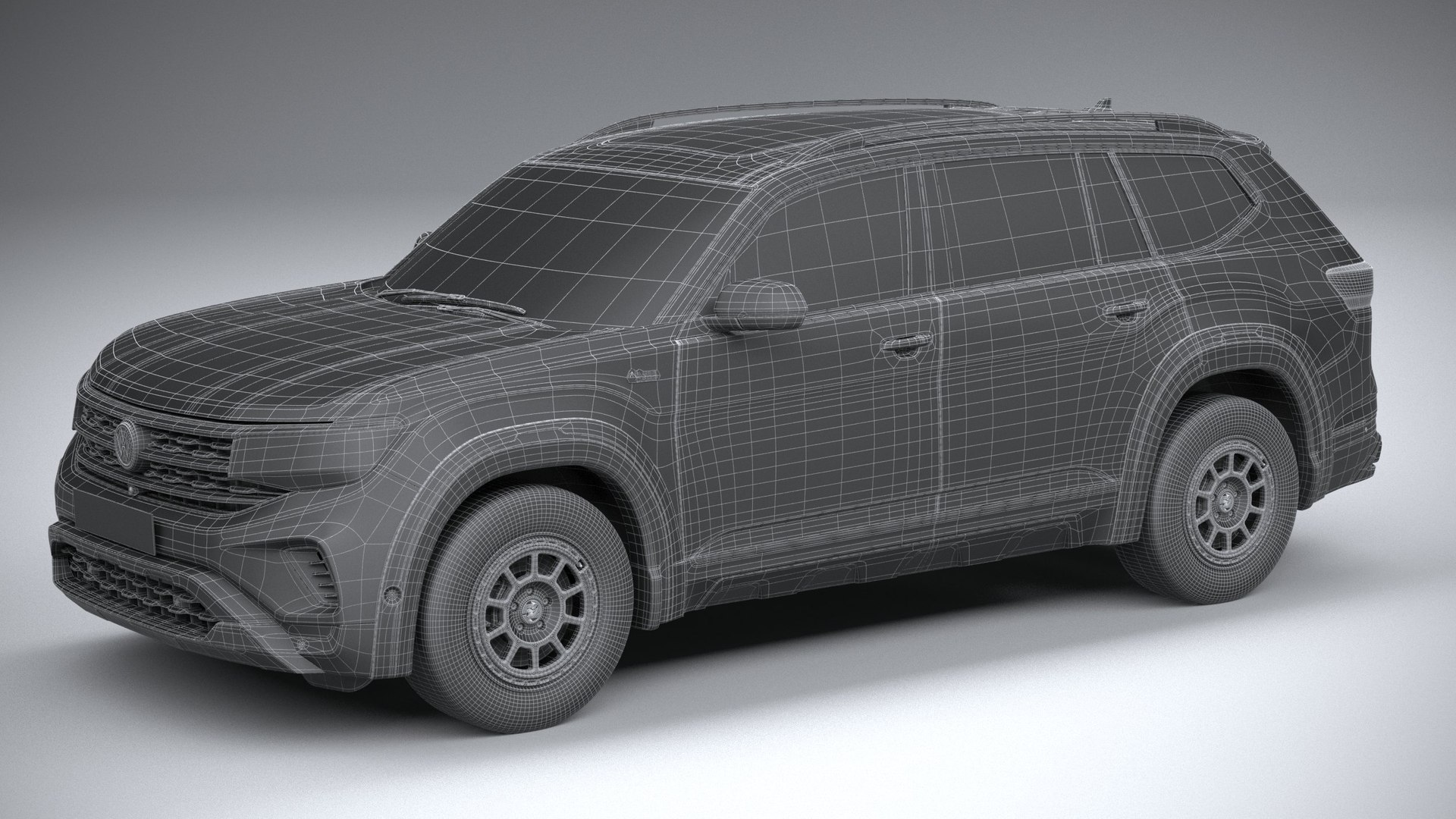 3D volkswagen atlas base - TurboSquid 1559192