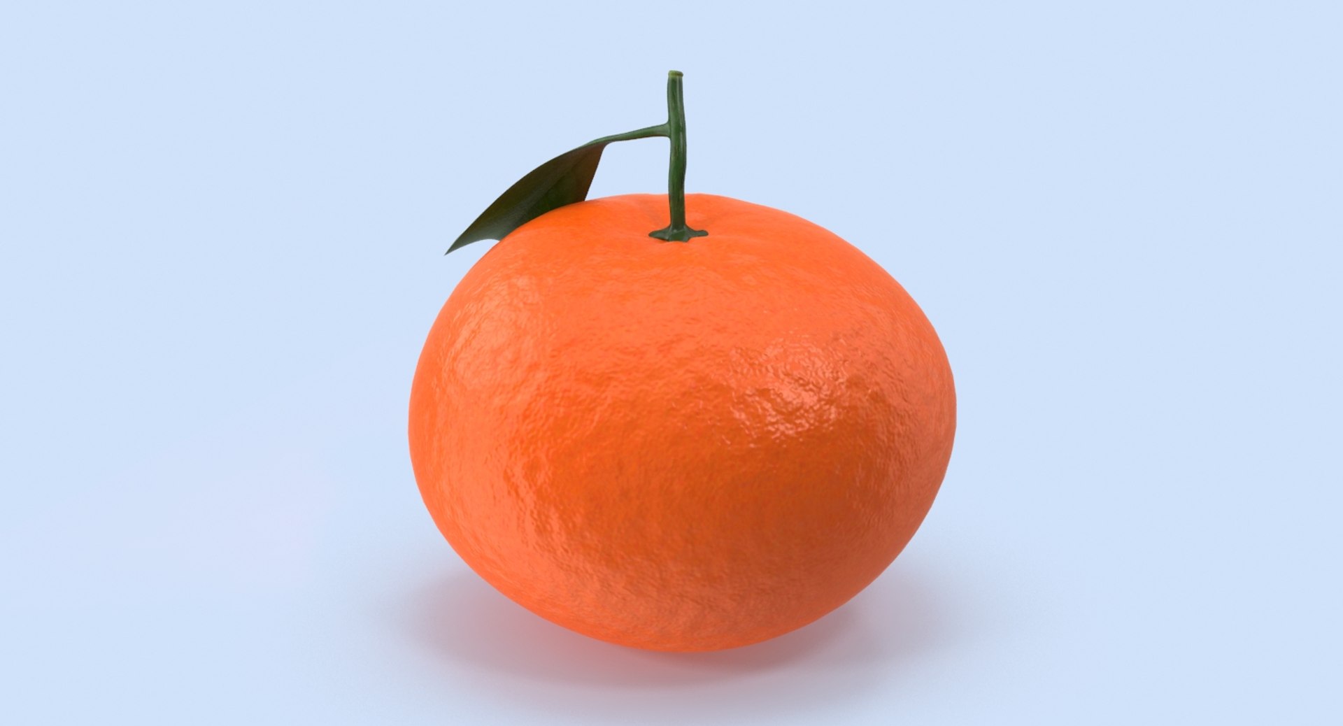 3d Model Tangerine Leaf