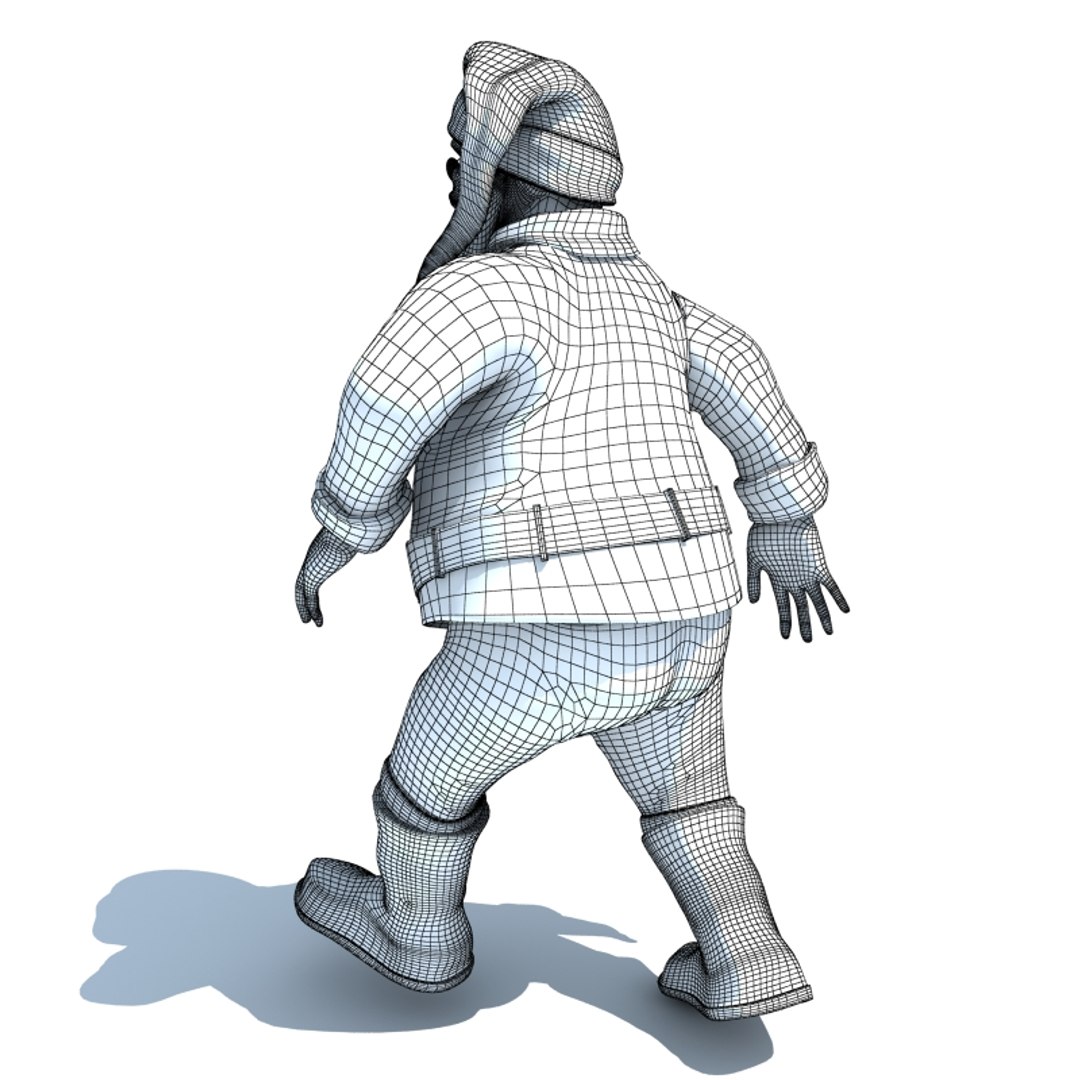 3dsmax Christmas Characters Santa Claus