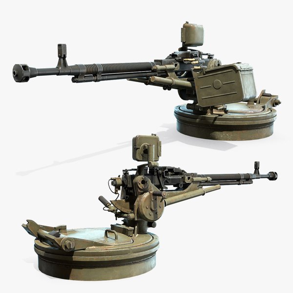 Torre de metralhadora DShK para ASU-85 Modelo 3D - TurboSquid 2301917