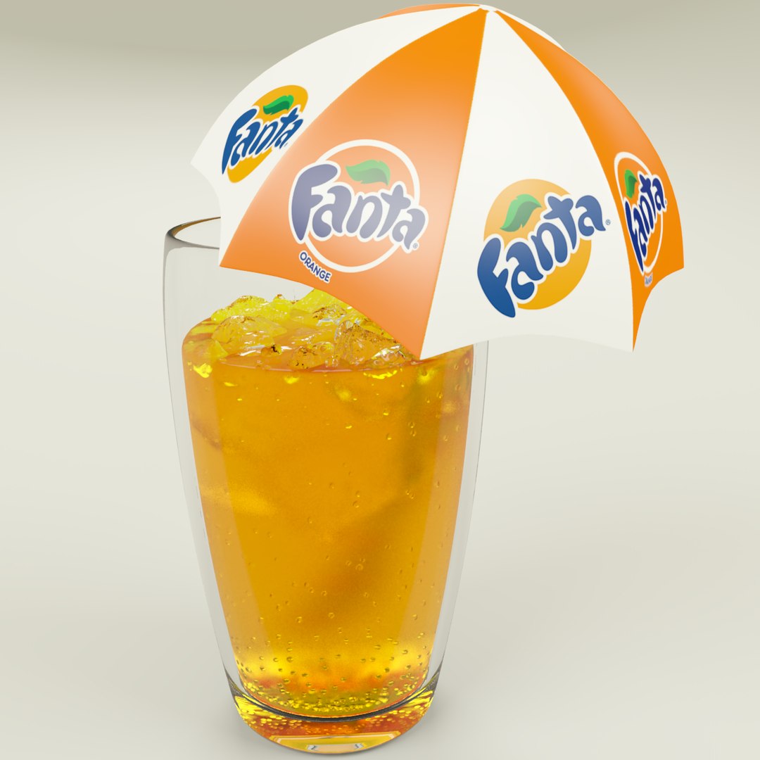 fanta cup ice 3d model