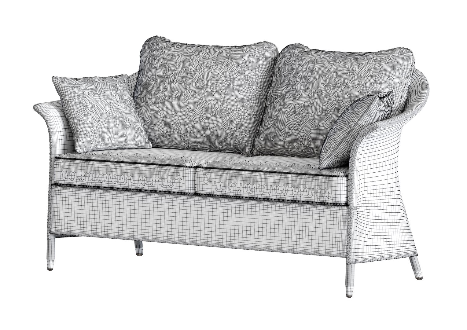 3D Model Victor Lounge Sofa - TurboSquid 1559560