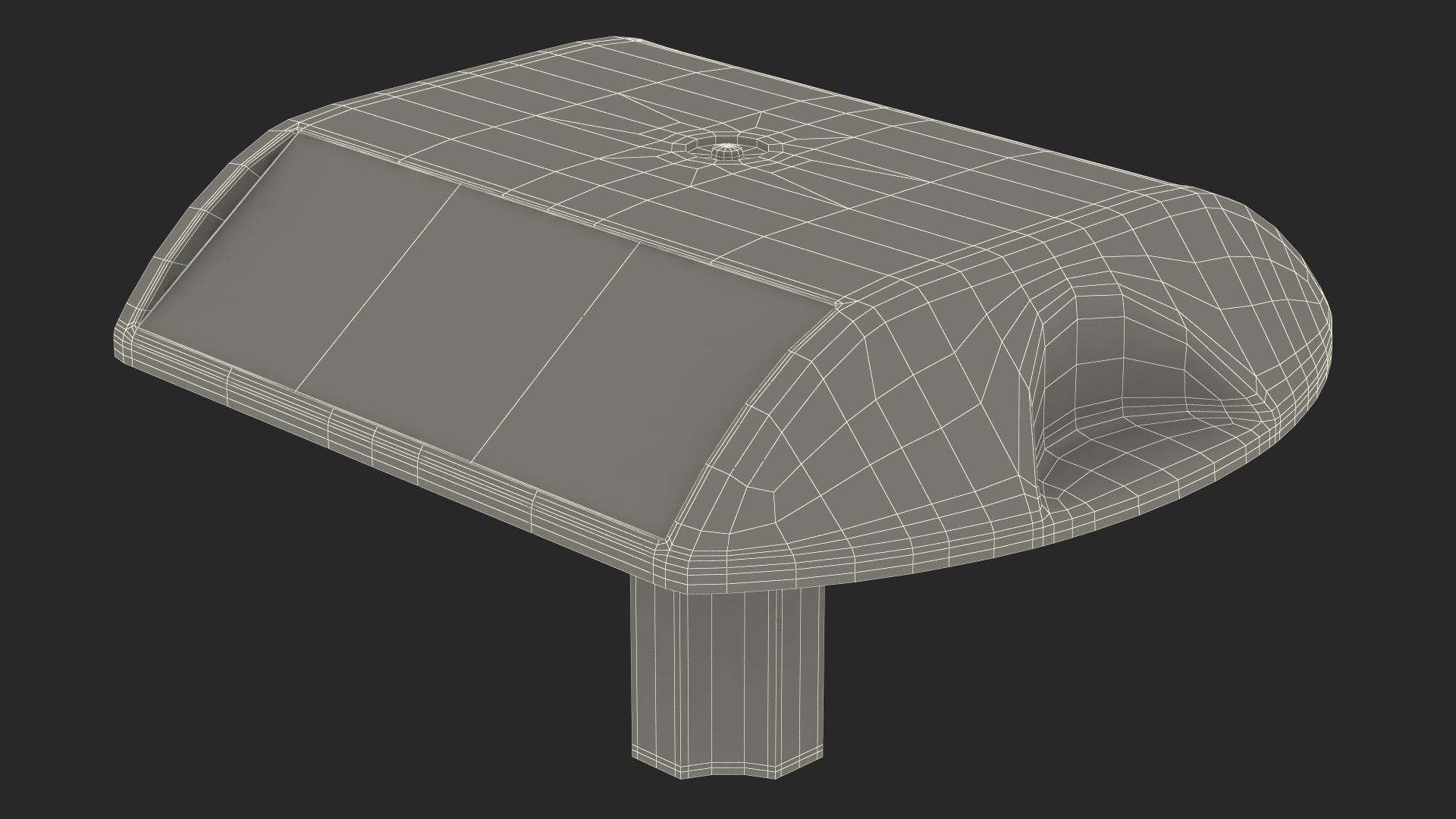 Raised Pavement Marker Orange 3D Model - TurboSquid 2073302