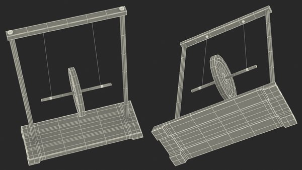 3D model Rolling Pendulum Maxwell Wheel - TurboSquid 1718560