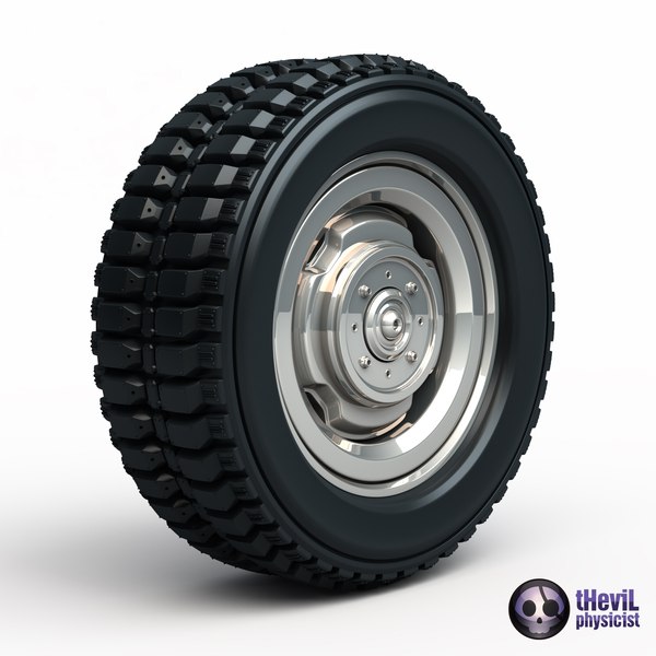 3d model wheel tire