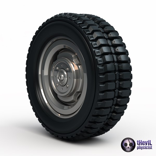3d model wheel tire