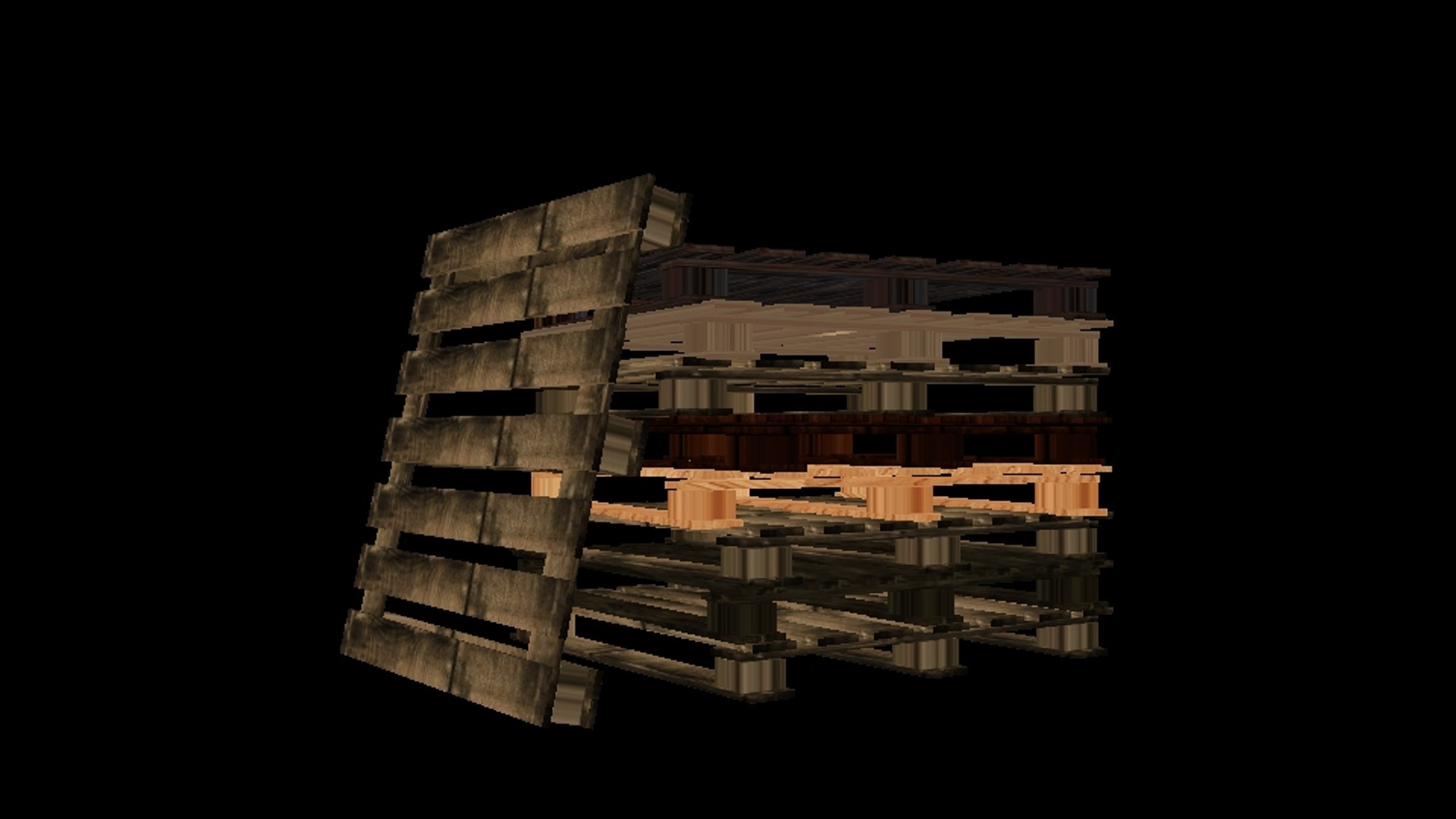 3D model palet sheep wood - TurboSquid 1316012