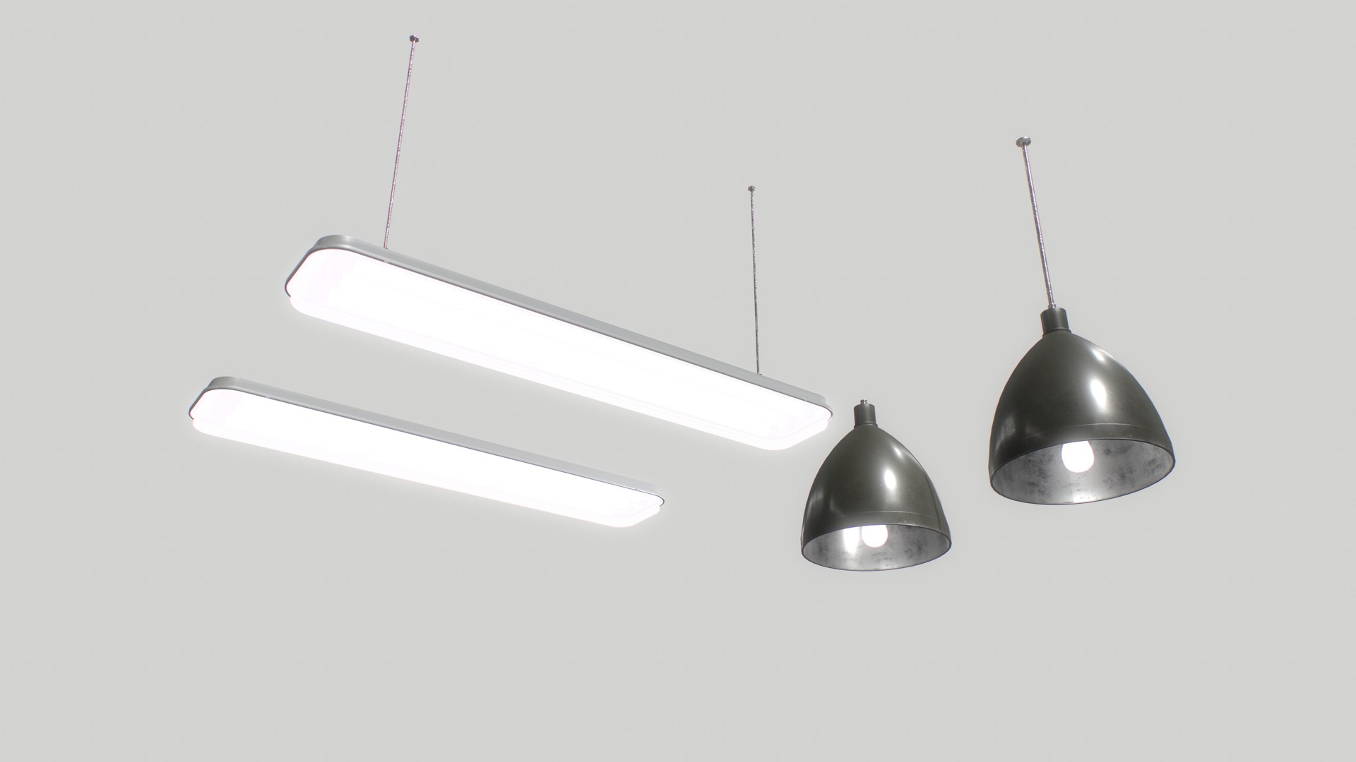 3D Model Industrial Lights 1 - TurboSquid 1529887