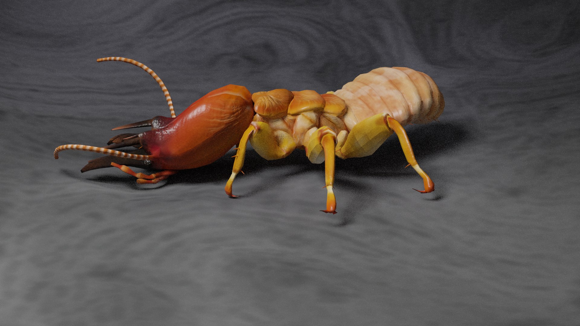 3D termite monster mouth parts - TurboSquid 1660789