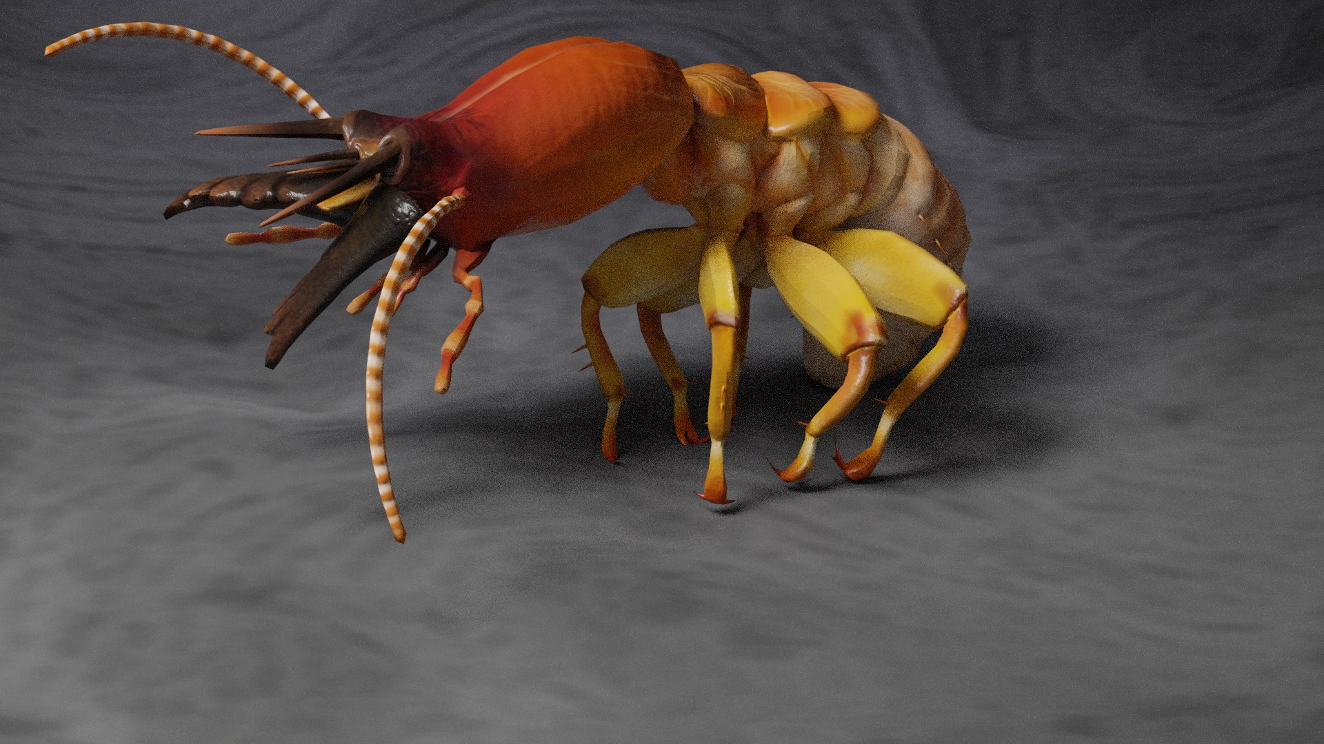 3D termite monster mouth parts - TurboSquid 1660789