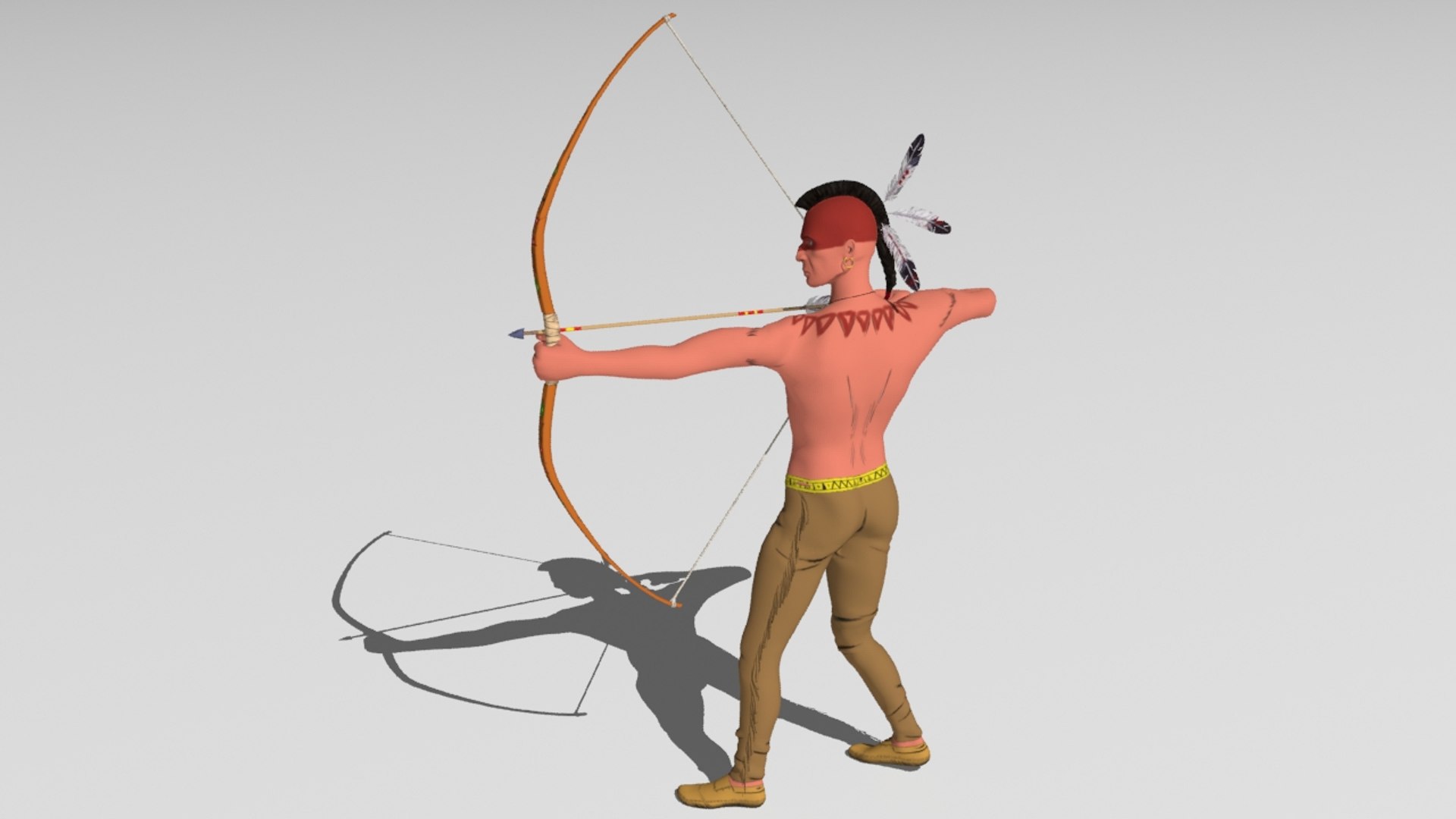 Indian Native American 3D Model - TurboSquid 1372753