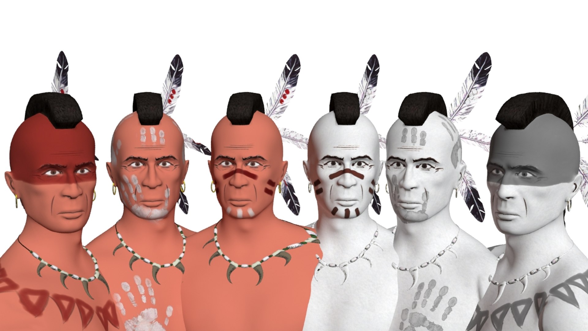 Indian Native American 3D Model - TurboSquid 1372753