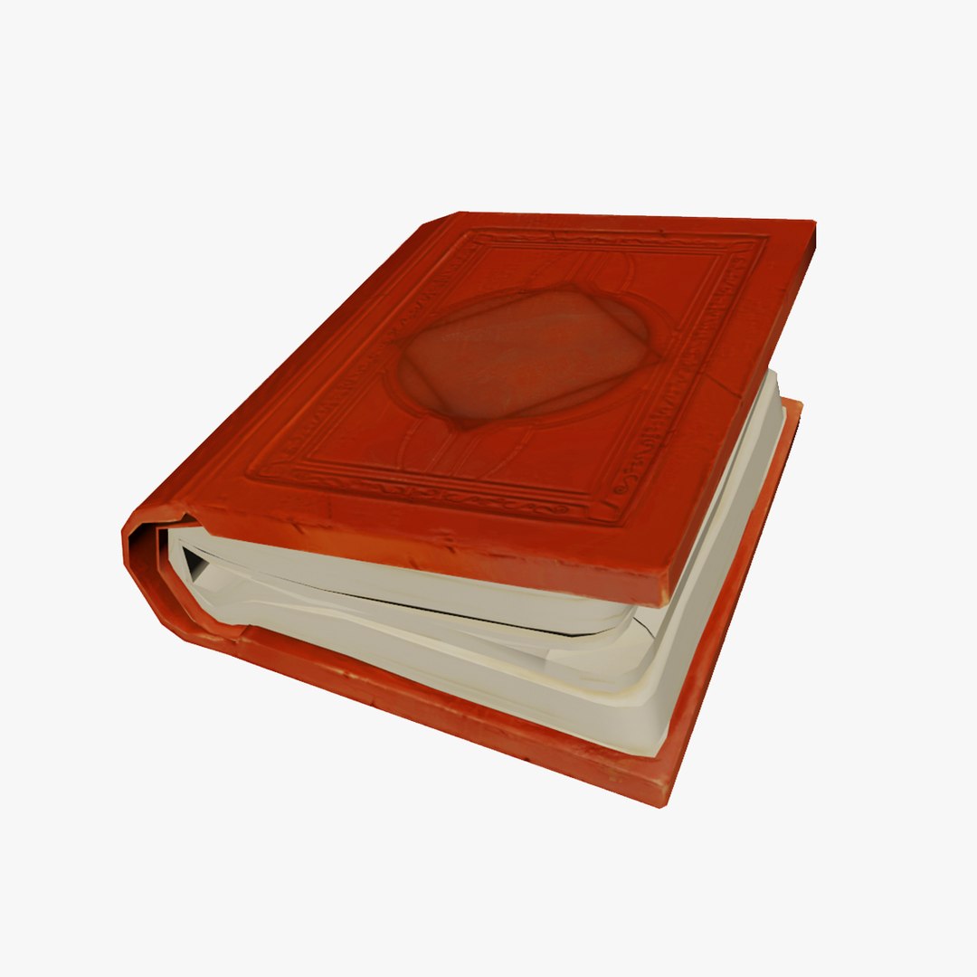 Book - Low Poly - Animated Model - TurboSquid 1886315