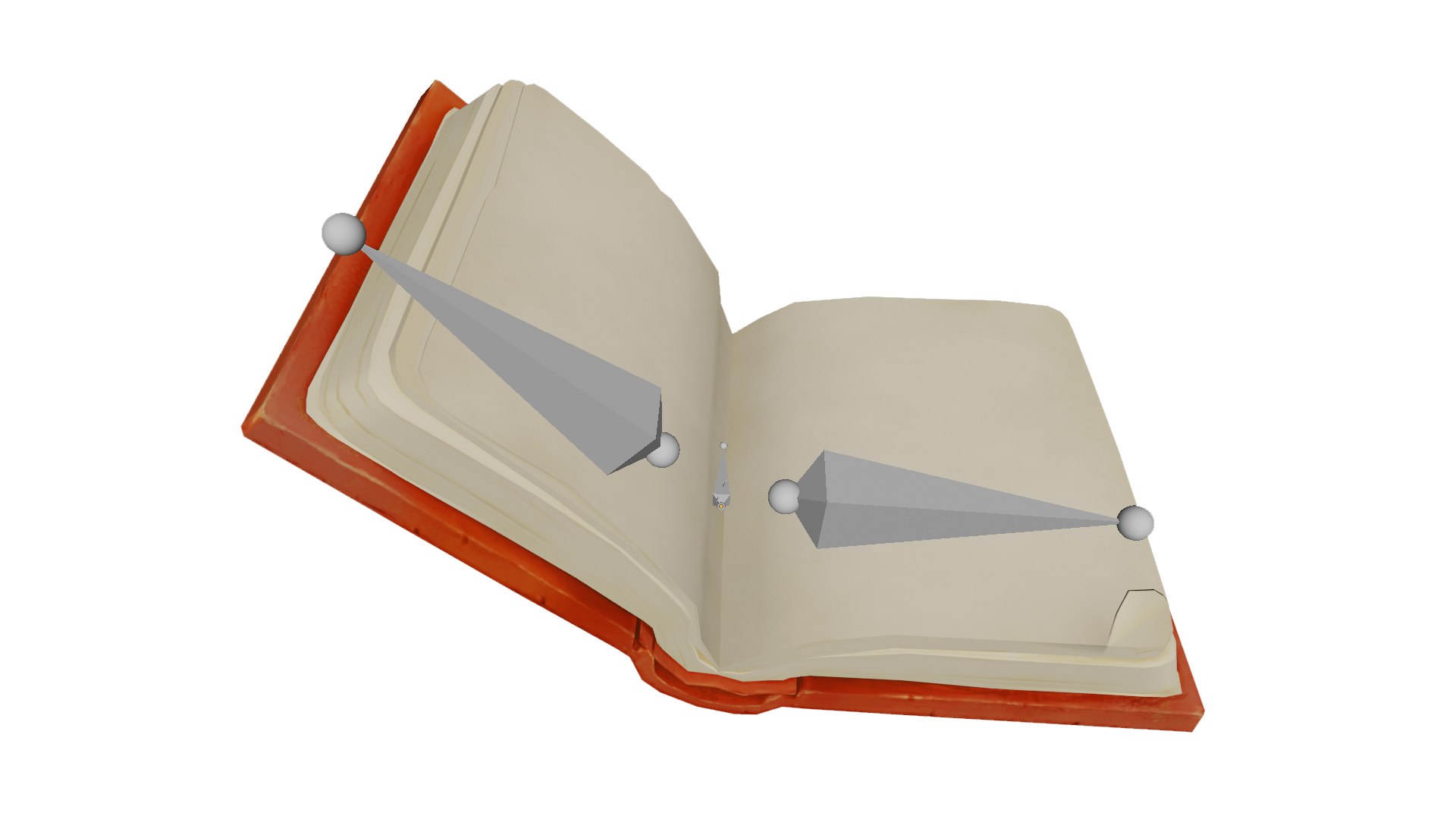 Book - Low Poly - Animated Model - TurboSquid 1886315