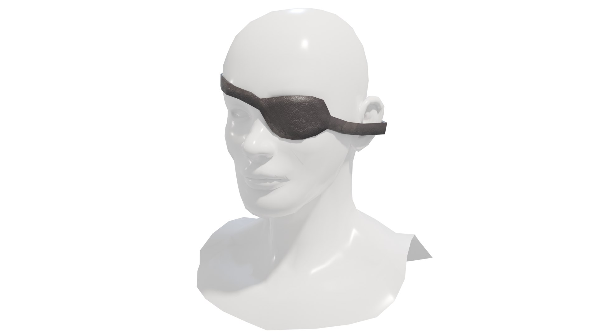 Pirate Eye Patch 3D Model - TurboSquid 1970223