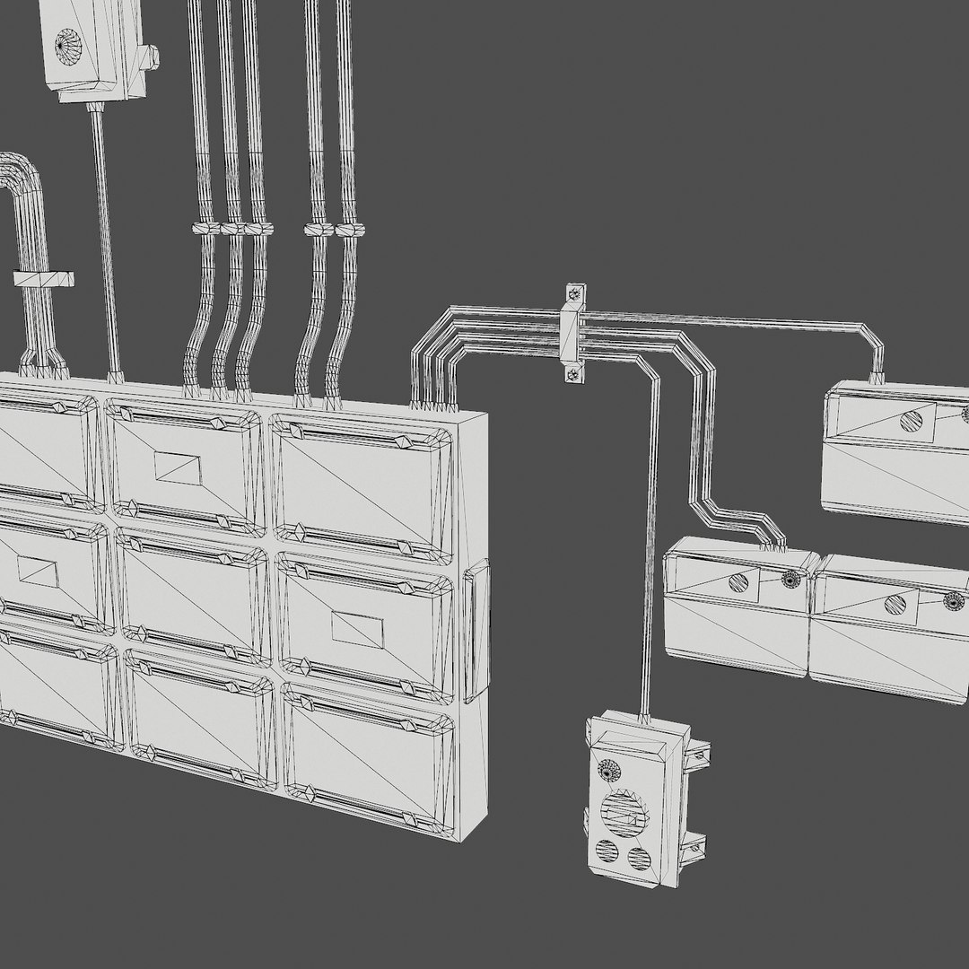 3d Electrical Box