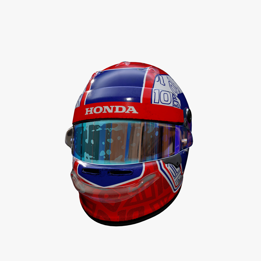 Gasly 2020 Helmet 3D Model - TurboSquid 1613899