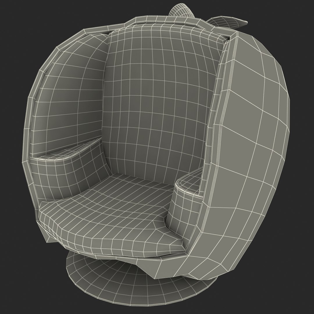 3d Model Apple Chair