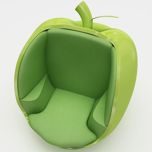 3d model apple chair