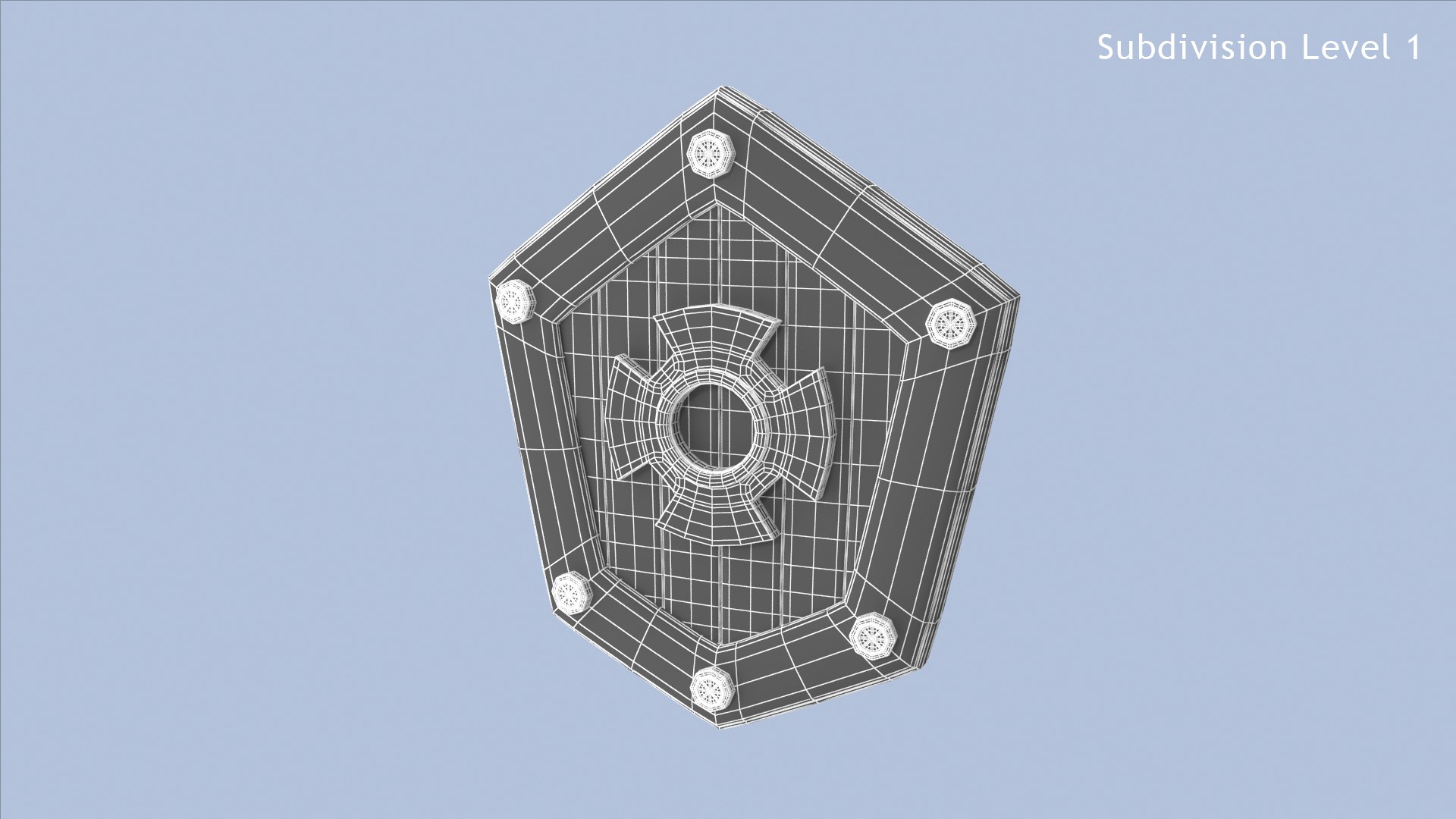 3D Cute little shield Cartoon Style - TurboSquid 2101229