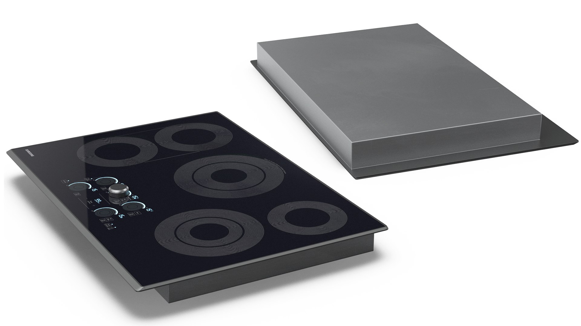 Smart Electric Samsung Cooktop Black model - TurboSquid 2136825