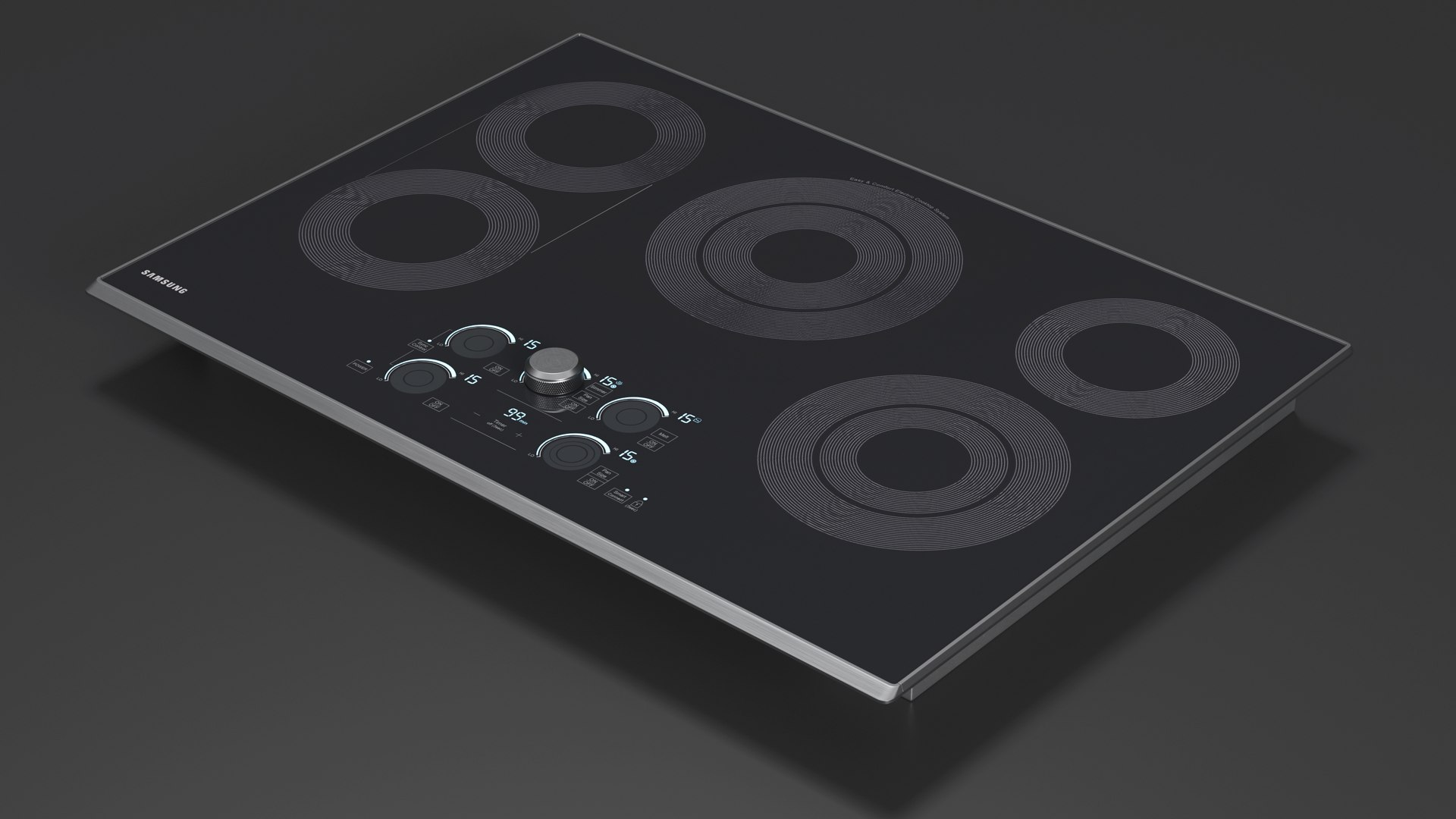 Smart Electric Samsung Cooktop Black Model - TurboSquid 2136825