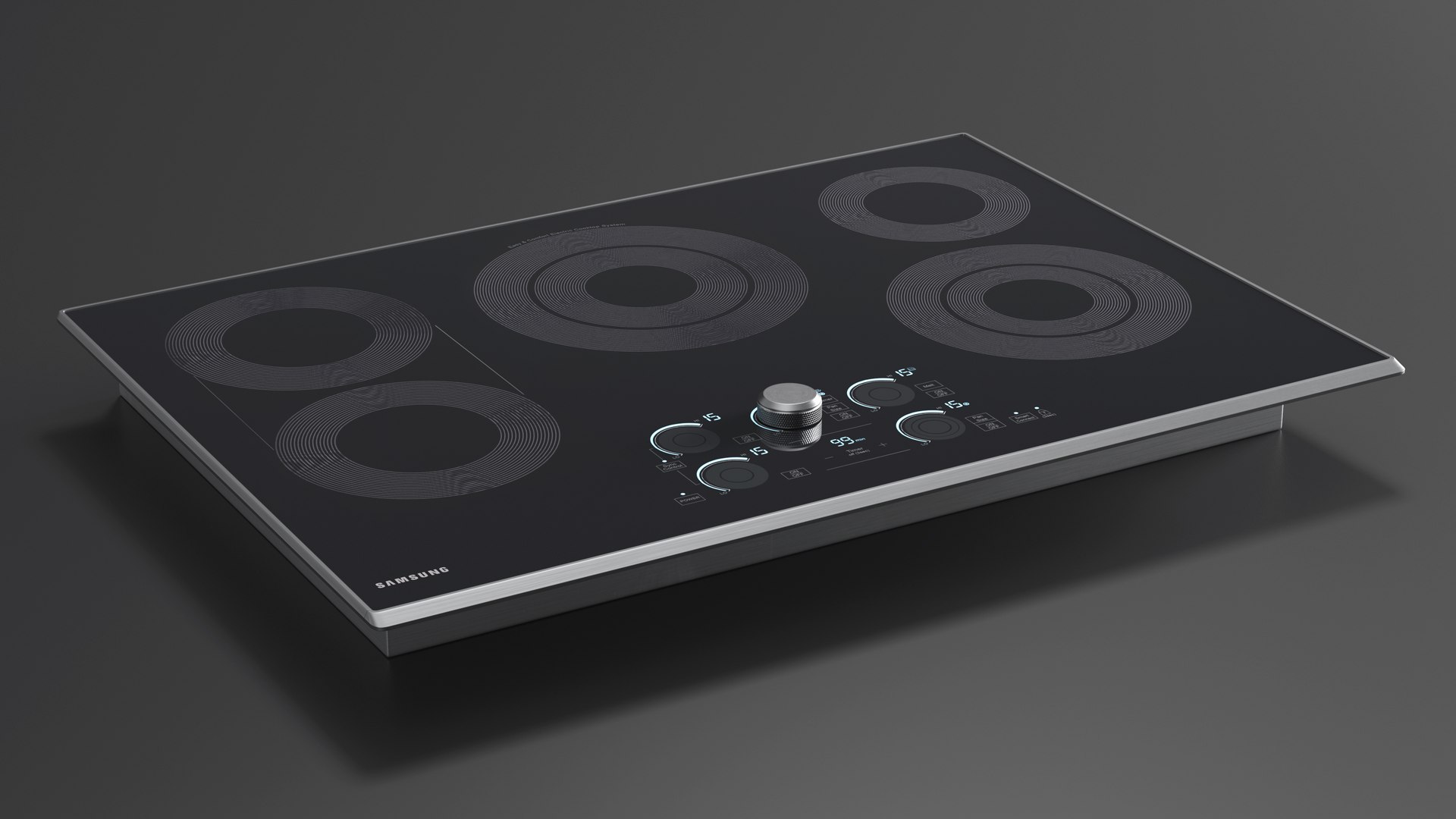 Smart Electric Samsung Cooktop Black Model - TurboSquid 2136825