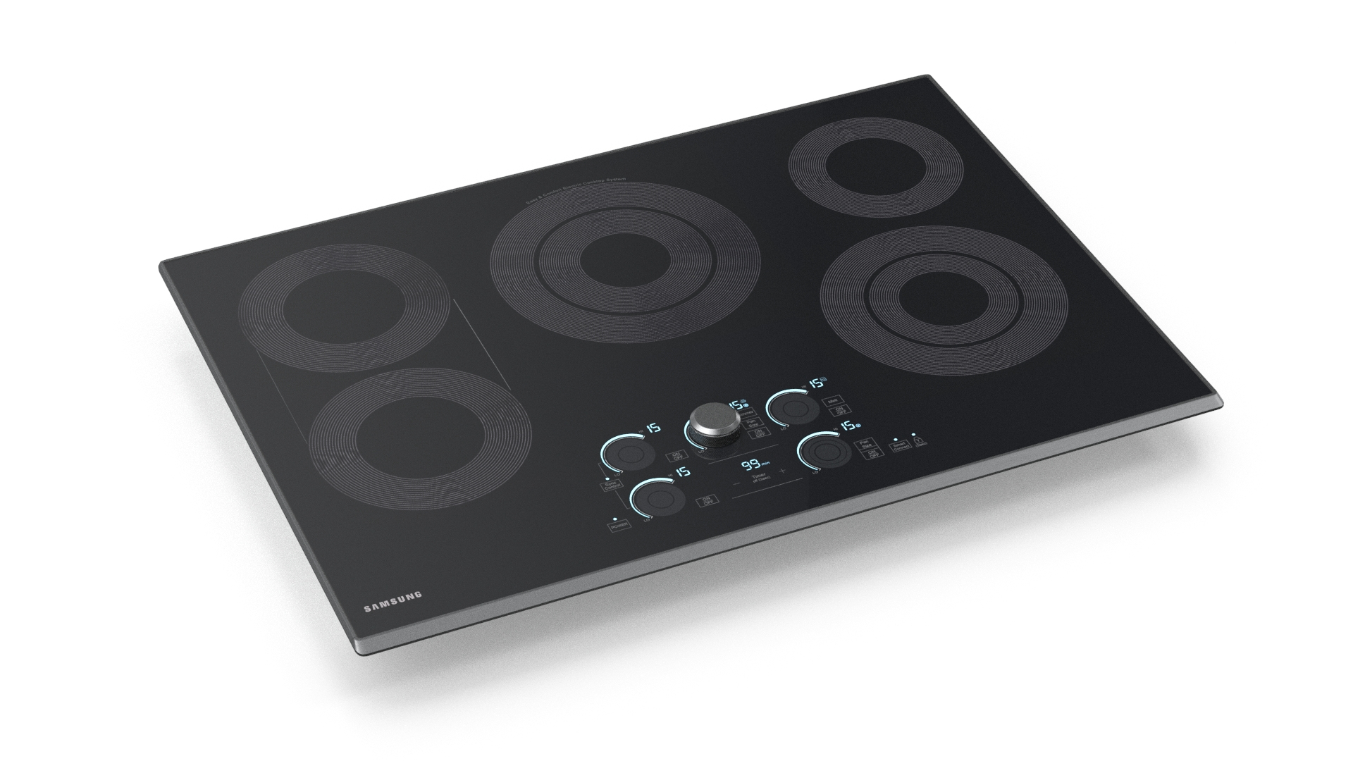 Smart Electric Samsung Cooktop Black Model - TurboSquid 2136825