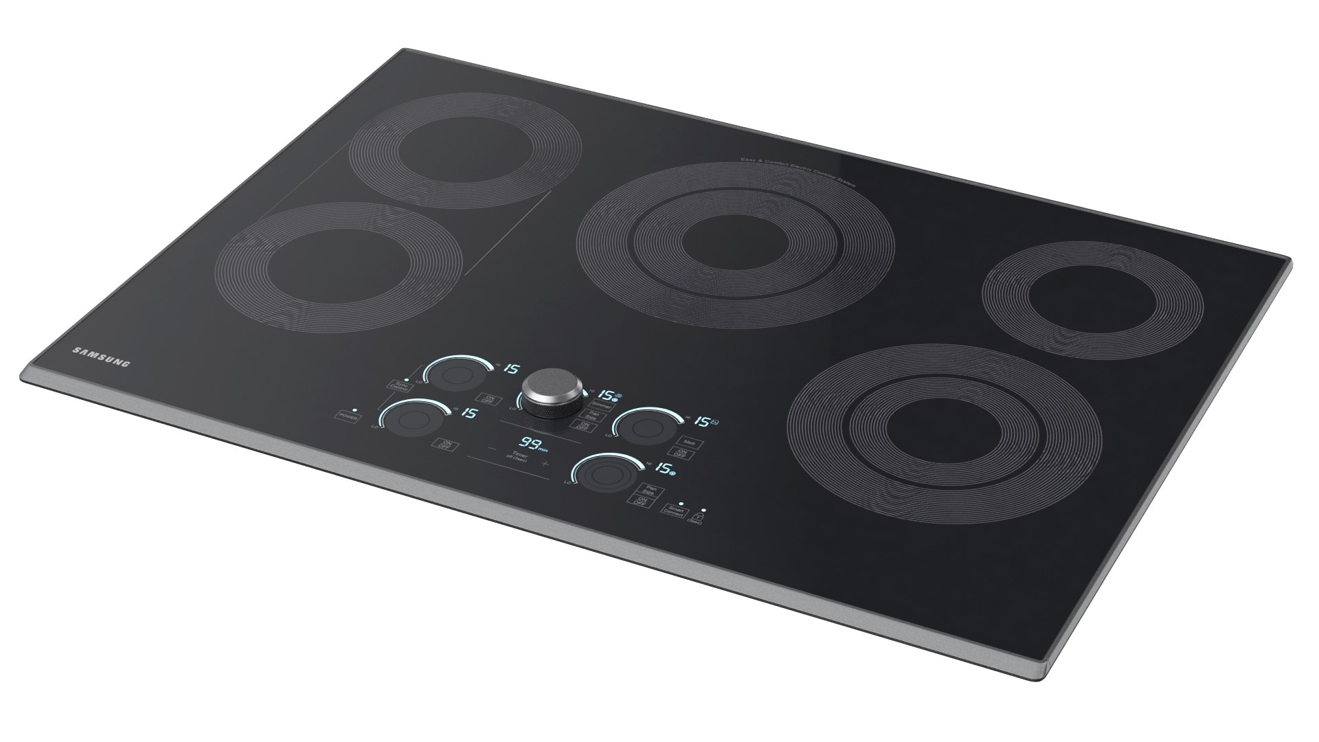 Smart Electric Samsung Cooktop Black model - TurboSquid 2136825