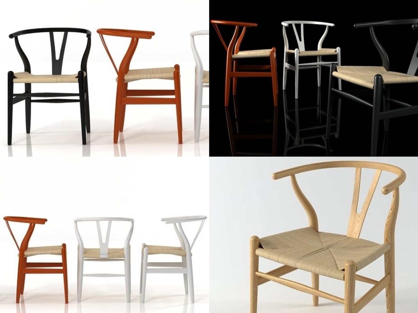 Ch24 Wishbone Chair 3D - TurboSquid 1180913