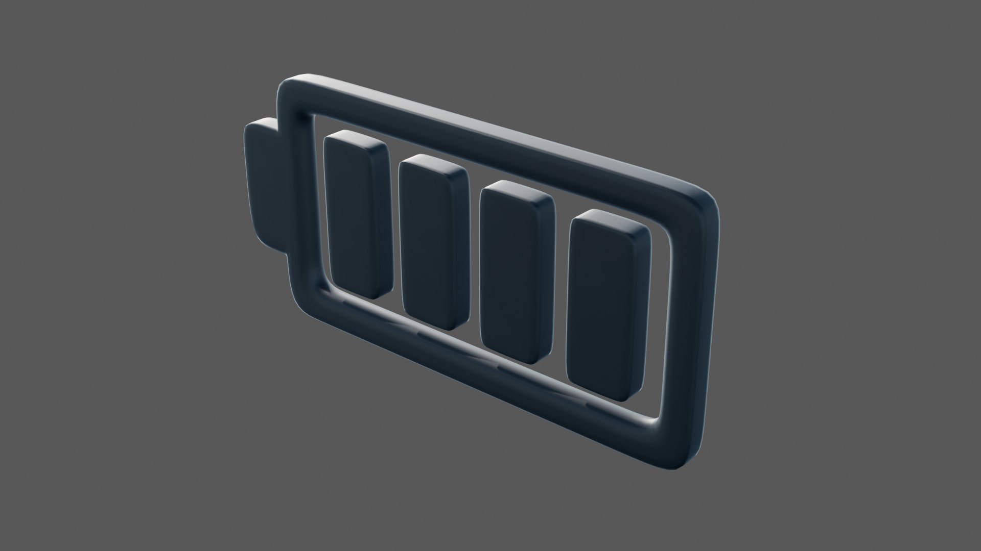Battery Icon 1 3D - TurboSquid 2455410