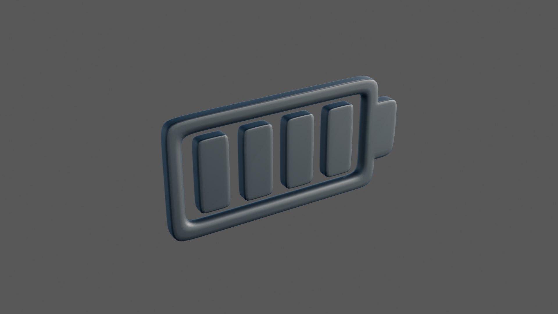 Battery Icon 1 3D - TurboSquid 2455410