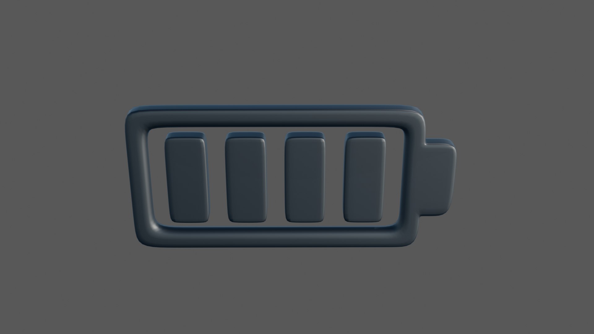 Battery Icon 1 3D - TurboSquid 2455410
