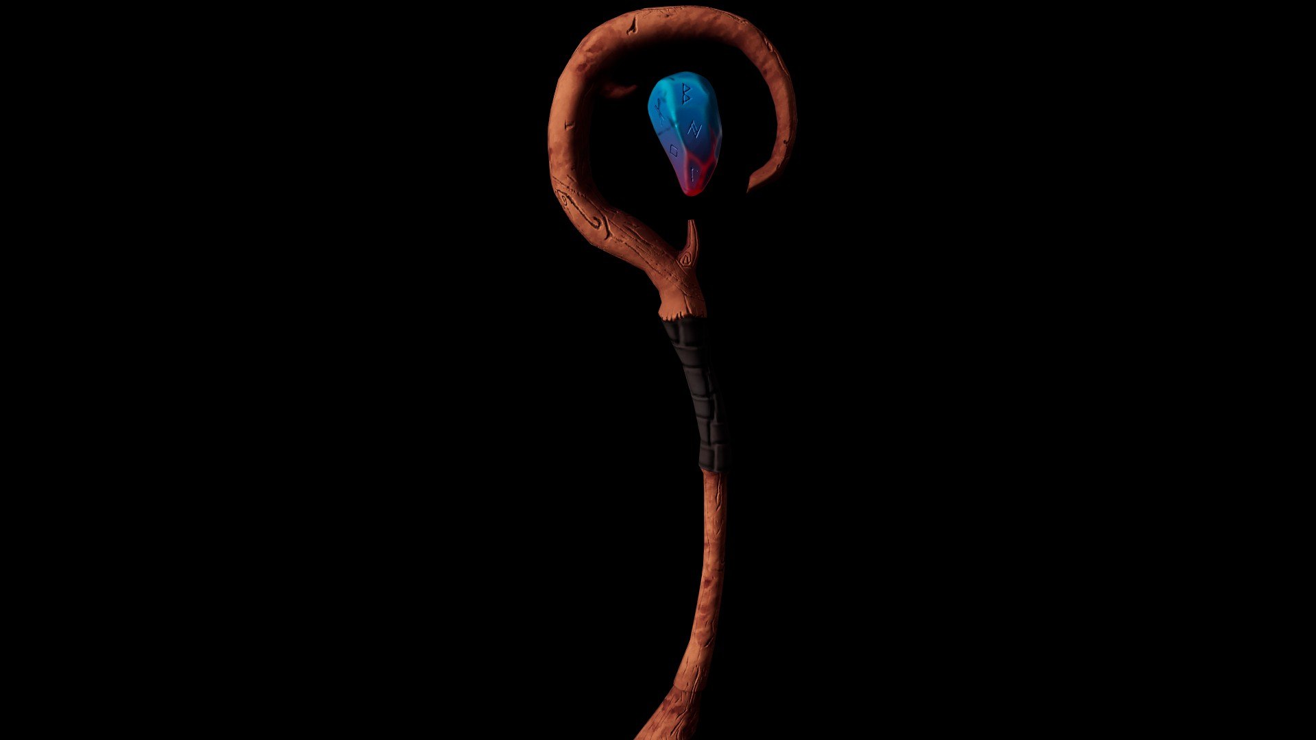 Stylised Magic Witch Staff 3D Model - TurboSquid 1956980