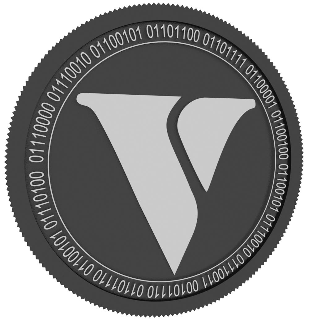 3D vexanium black coin model - TurboSquid 1581549