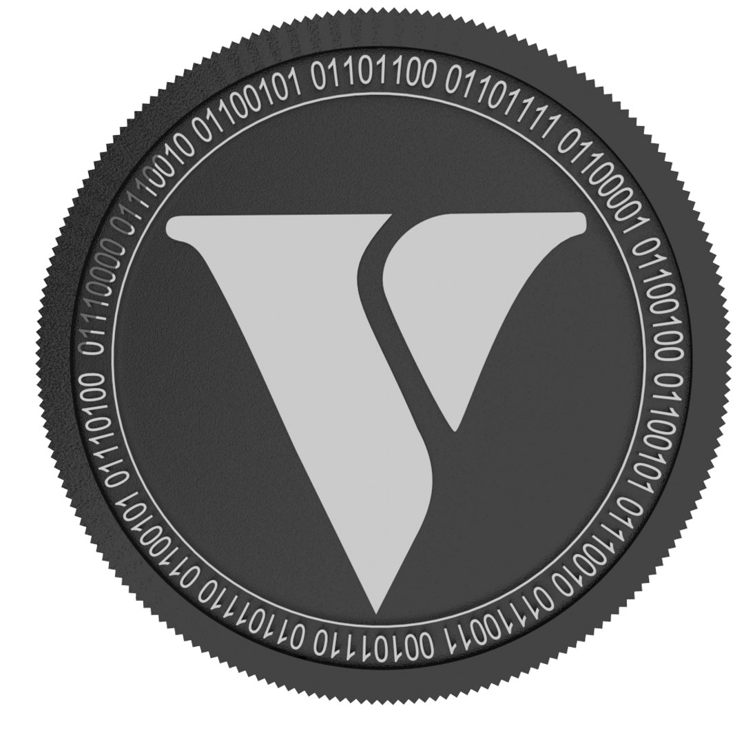 3D vexanium black coin model - TurboSquid 1581549