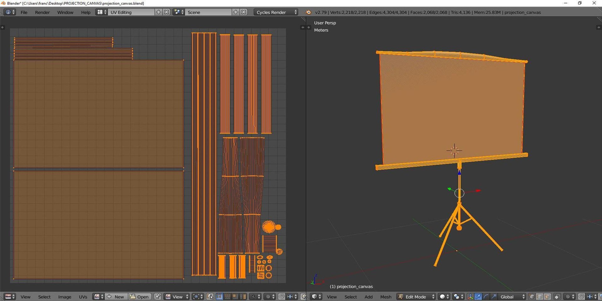 Projection Canvas Max