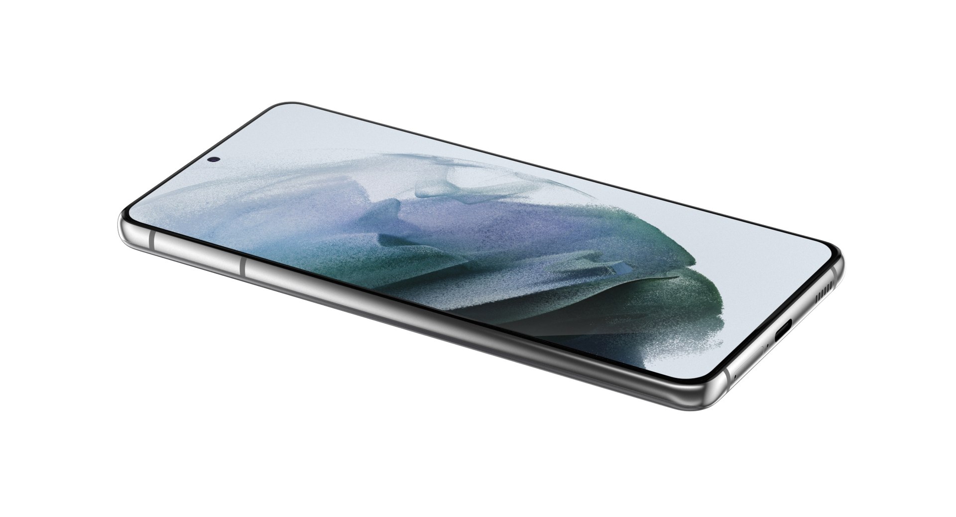 Samsung Galaxy S21 Plus Phantom Gray 3D model - TurboSquid 1718061