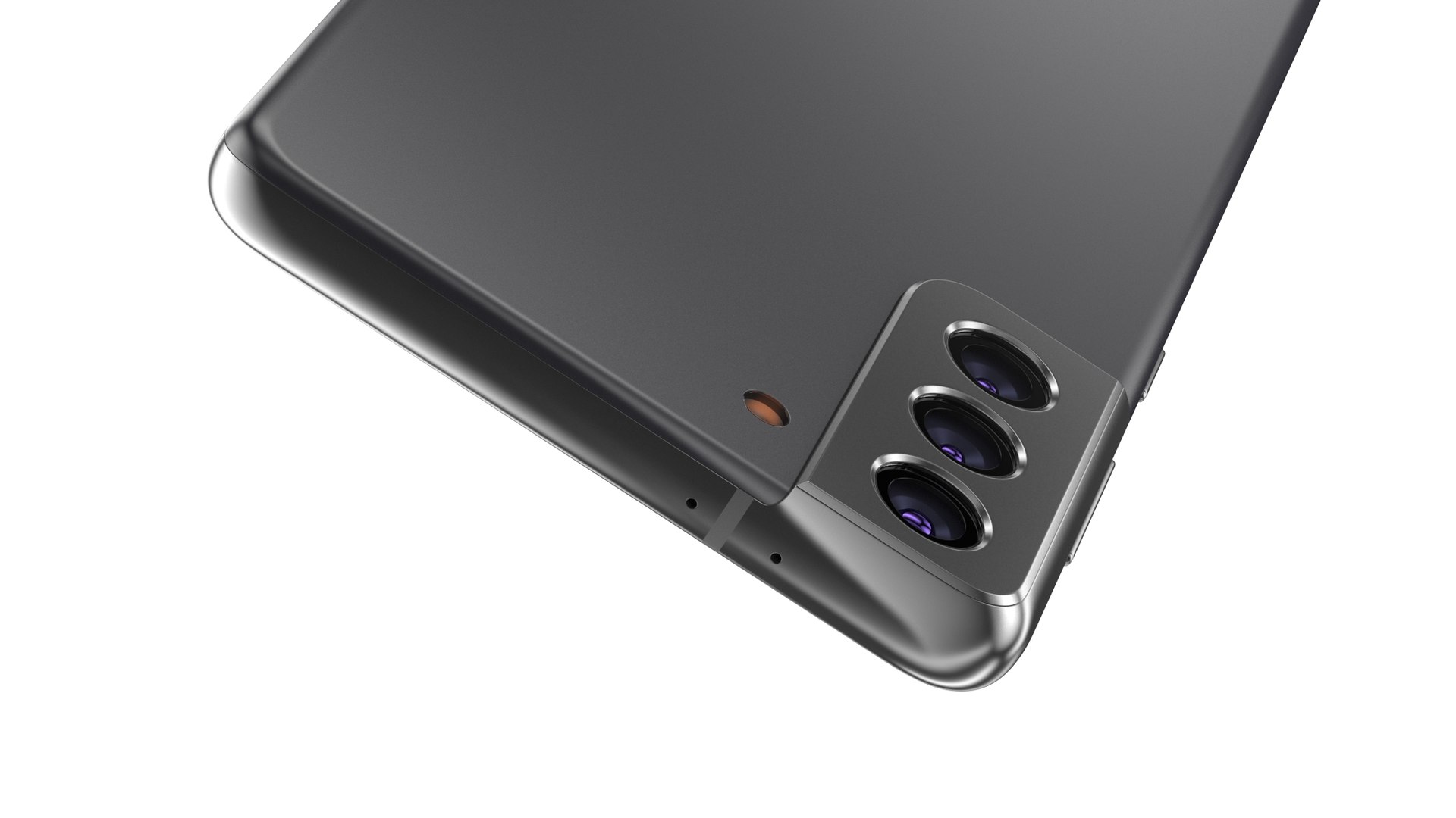 Samsung Galaxy S21 Plus Phantom Gray 3D model - TurboSquid 1718061